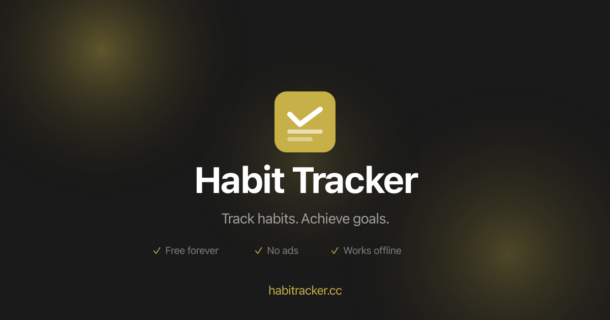Free Habit Tracker App — Build Daily Habits & Track Streaks | Habit Tracker
